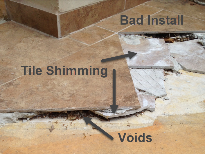 Floor Tile Repair - Sasso Bello - Tile Repair El Dorado Hills